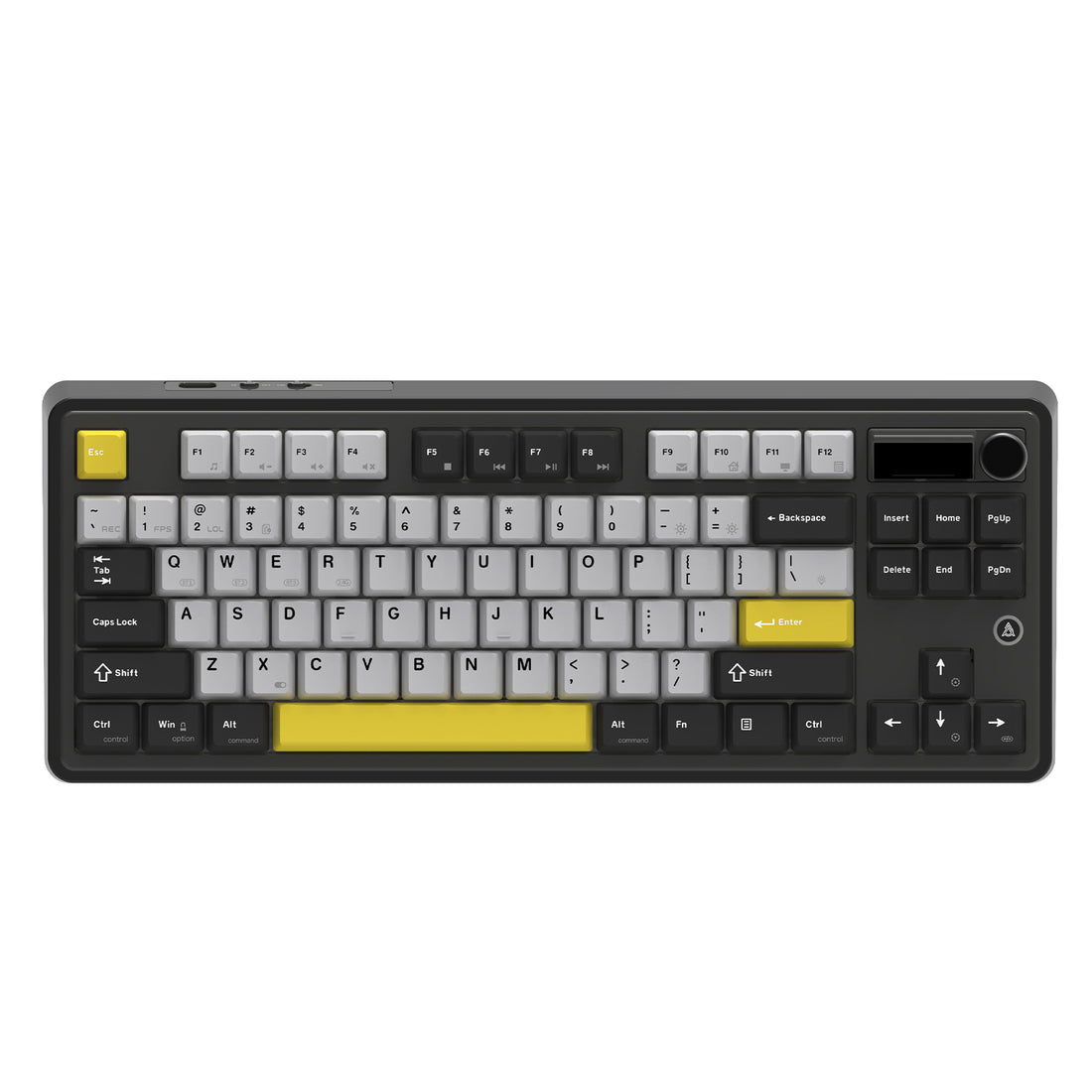 AJAZZ AK870 Keyboard - Compact 87 Keys TKL Design with Hot-Swap Screen