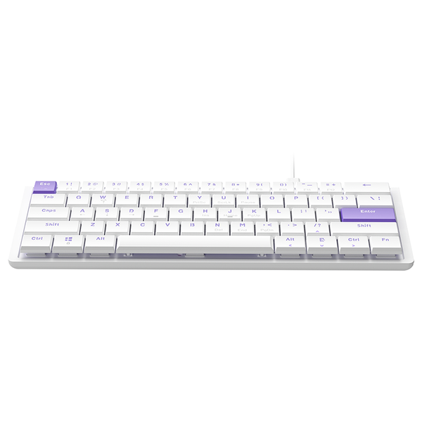 AJAZZ NKL61 Wired small column keyboard Mechanical low-profileswitch S ...