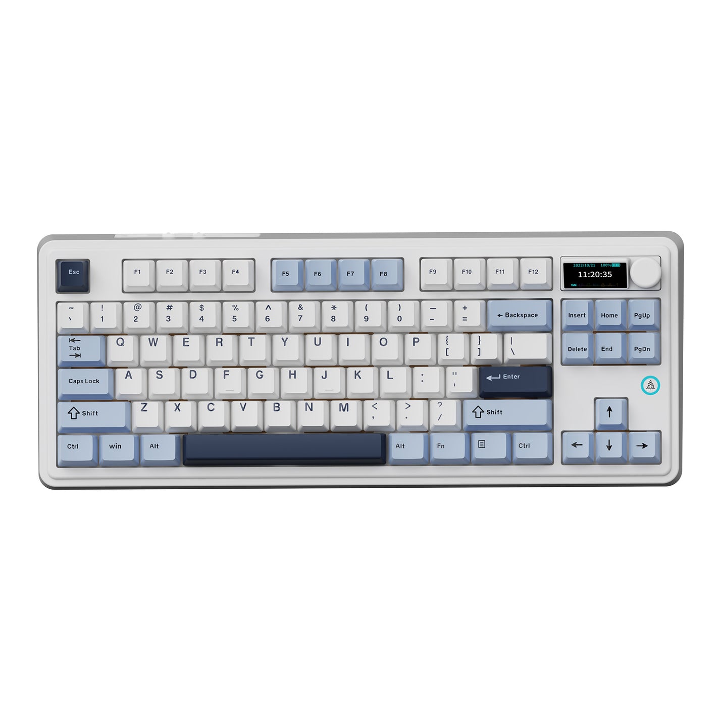 AK870 Plus Keyboard - Compact 87 Keys TKL Design with Hot-Swap Screen ...