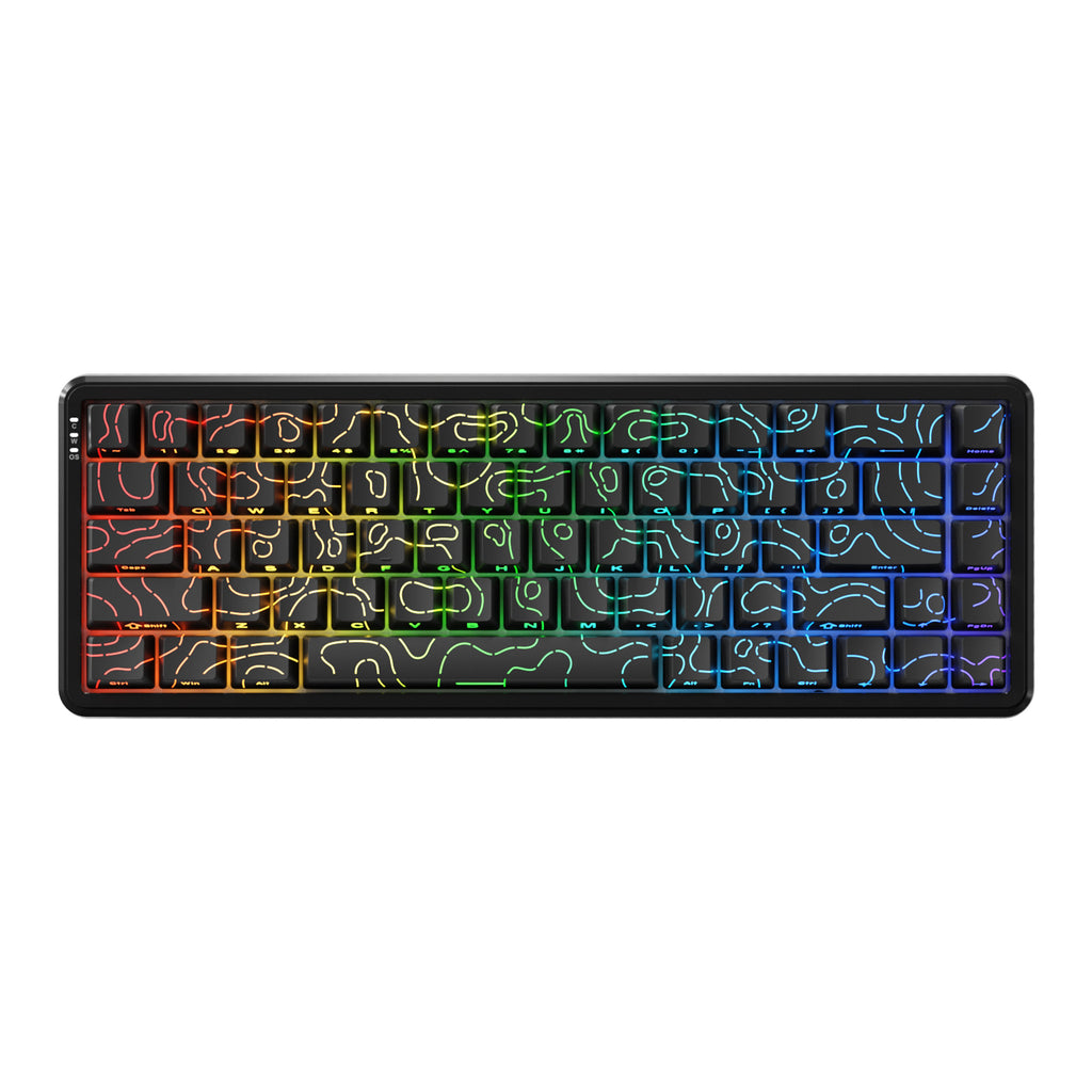 AJAZZ AK680 MAX Flagship Edition 68-Key Top Structure Wired Mechanical ...