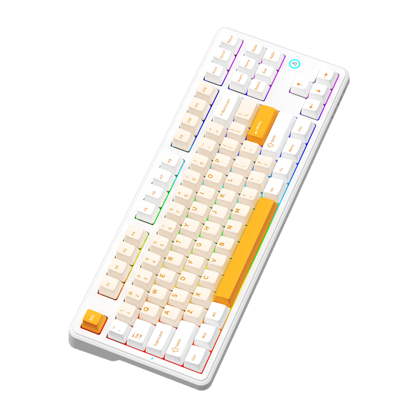 Ajazz AK870 V2 Gaming Mechanical Keyboard 10000mAh Wired/Wireless ...