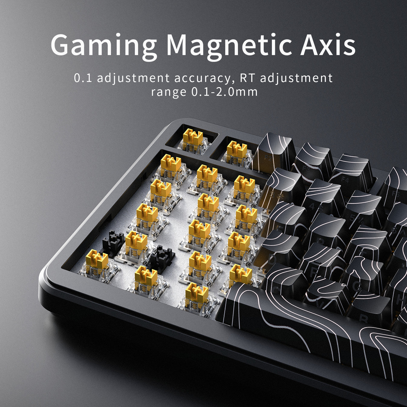 AJAZZ AK820 Max Ultra Magnetic Switch Keyboard — a wireless gaming ...
