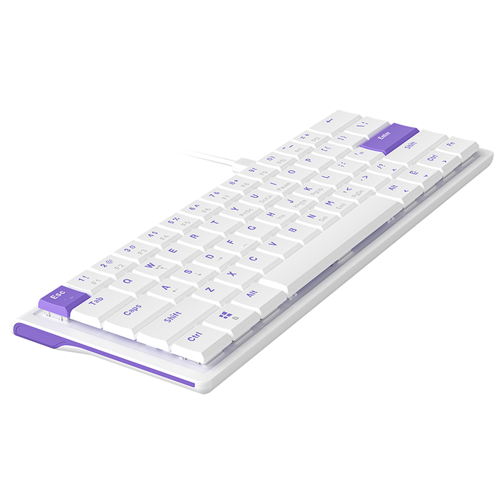 AJAZZ NKL61 Wired small column keyboard Mechanical low-profileswitch S ...
