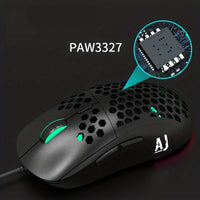 AJAZZ AJ380 Series Mouse Honeycomb Shell Design Uitra PMW3338 Optical ...