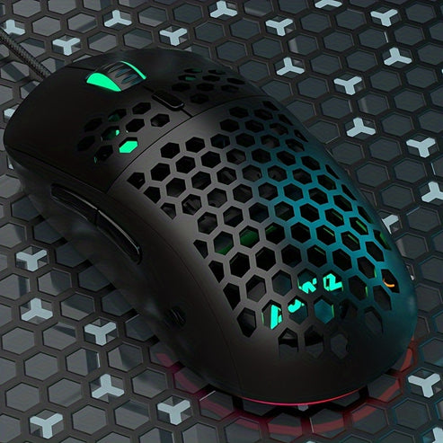 AJAZZ AJ380 Series Mouse Honeycomb Shell Design Uitra PMW3338 Optical ...
