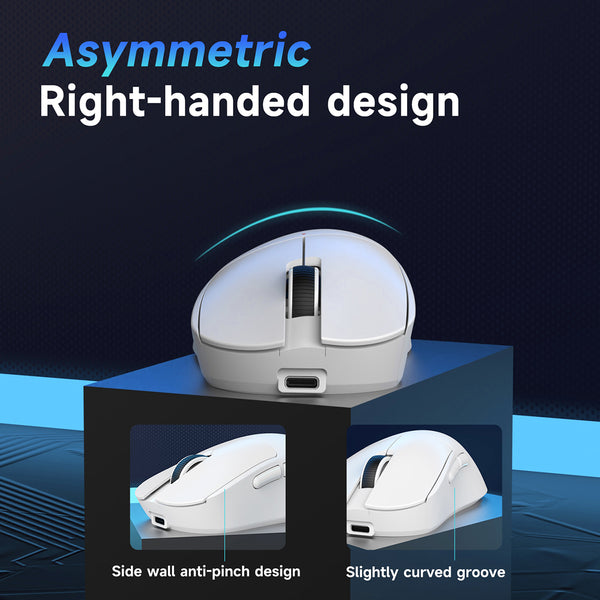 AJAZZ NJ08 Gaming Mouse mouseAll-round type Wired/2.4G Wireless/Blueto ...