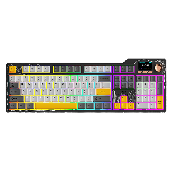 AJAZZ AK35I V4 Gaming Mechanical Keyboard Full size Wired/2.4G Wireles ...