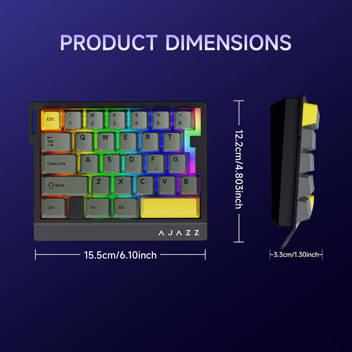 AJAZZ AK029 Wired Gaming Magnetic Switch Magnetic Rice Switch HIFI Edi ...