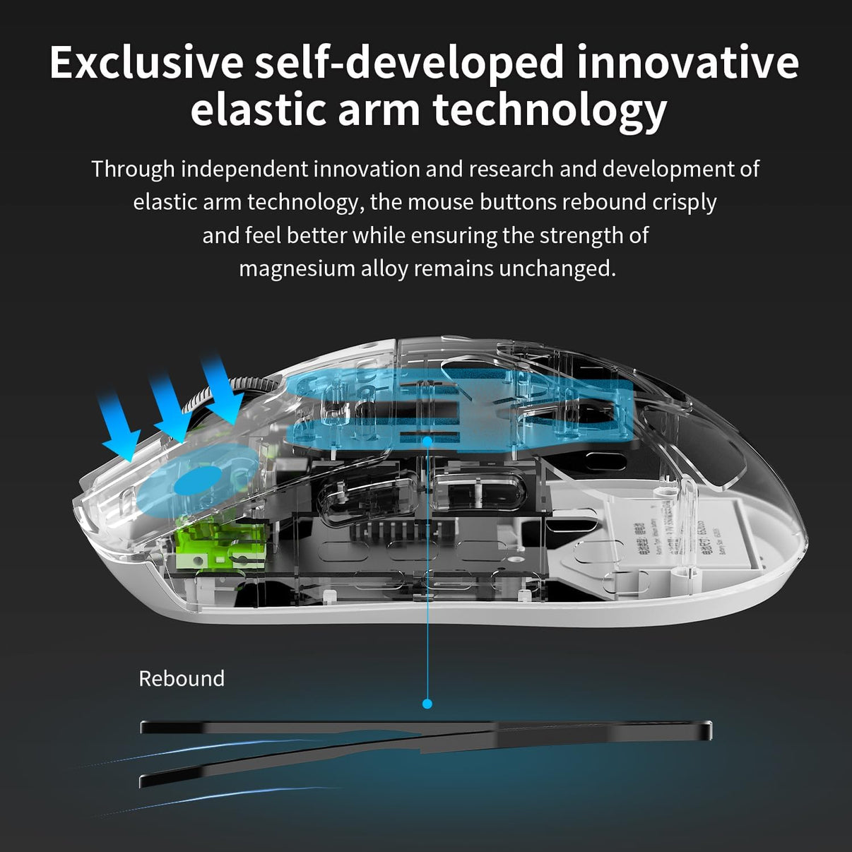 AM3 MAX Wireless Gaming Mouse, Lightweight Full Magnesium Alloy mice ...