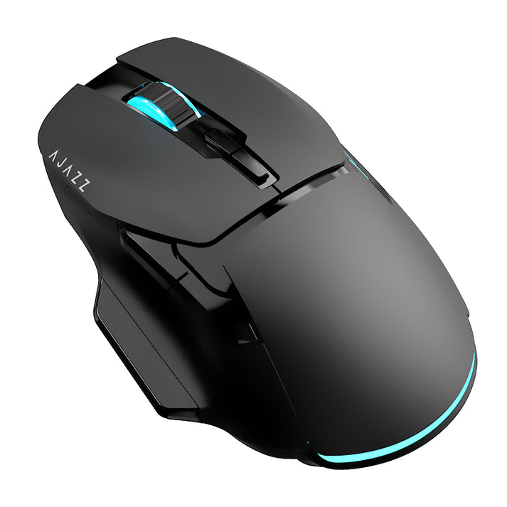 Ajazz AJ039 Wireless Gaming Mouse RGB 7 Buttons Tri-mode Wired Mice ...