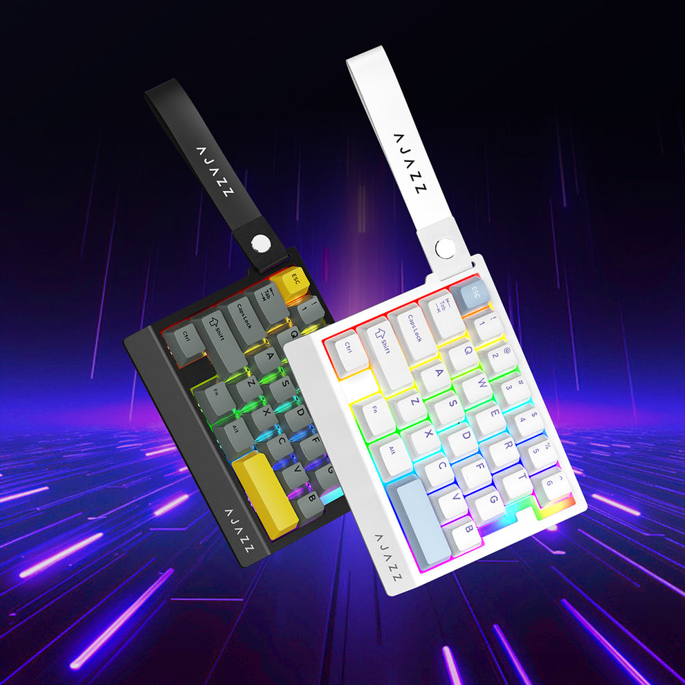 AJAZZ AK029 One-Handed Gaming Keyboard, 29-Key RGB, Full Key Customiza ...