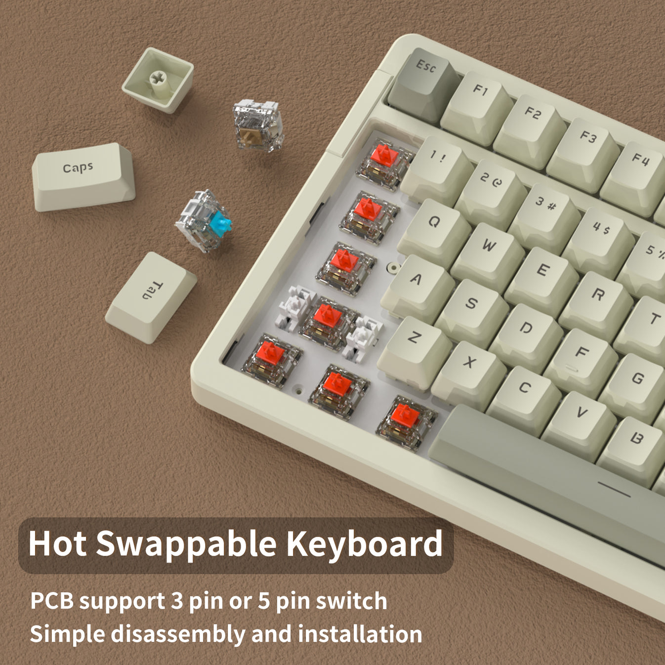 AJAZZ AK992 Retro Keyboard – AJAZZ Official Store