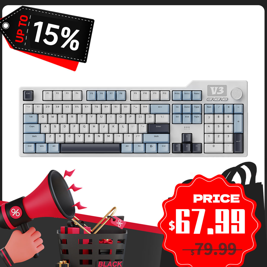 AJAZZ AK35I V3 MAX Keyboard - Premium Full-Size Gaming Mechanical ...