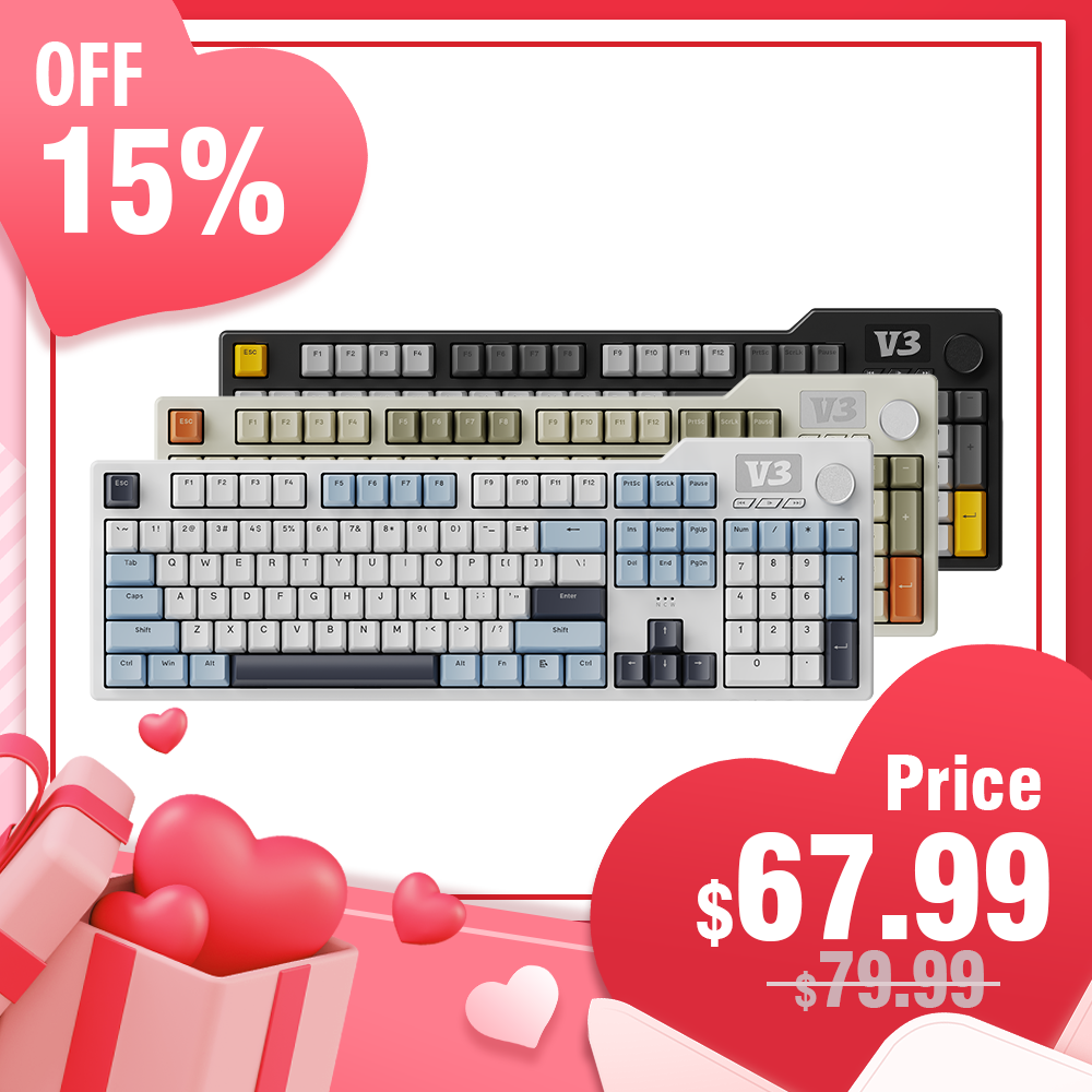 AJAZZ AK35I V3 MAX Keyboard - Premium Full-Size Gaming Mechanical ...