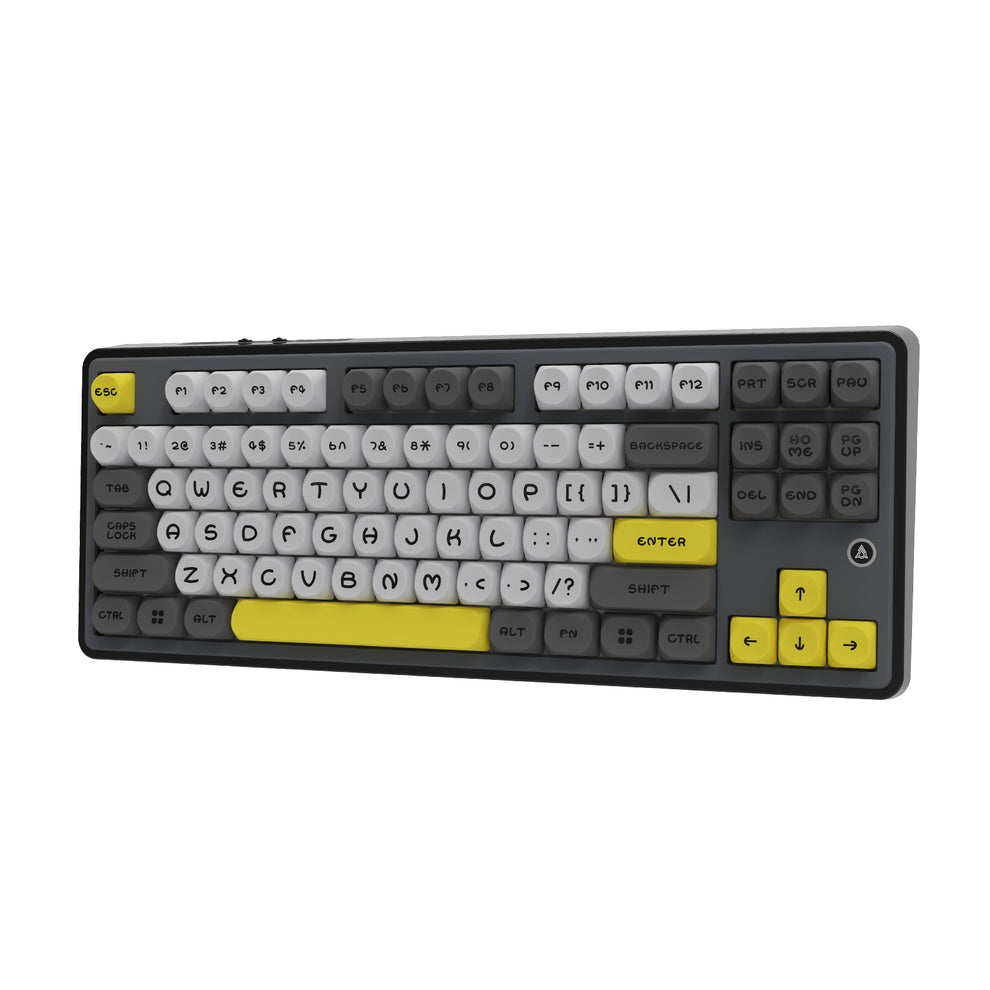 AJAZZ AK870 Keyboard - Compact 87 Keys TKL Design with Hot-Swap Screen