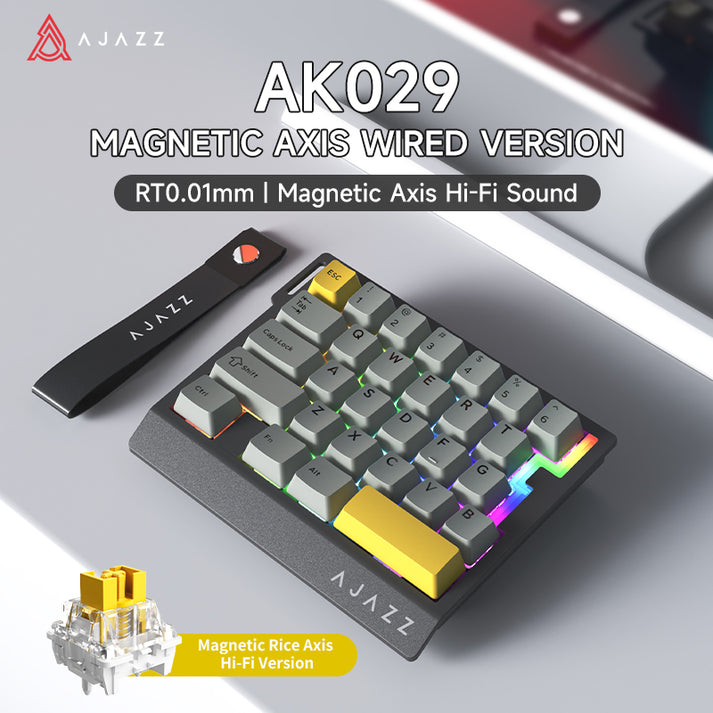 AJAZZ AK029 Wired Gaming Magnetic Switch Magnetic Rice Switch HIFI Edi ...