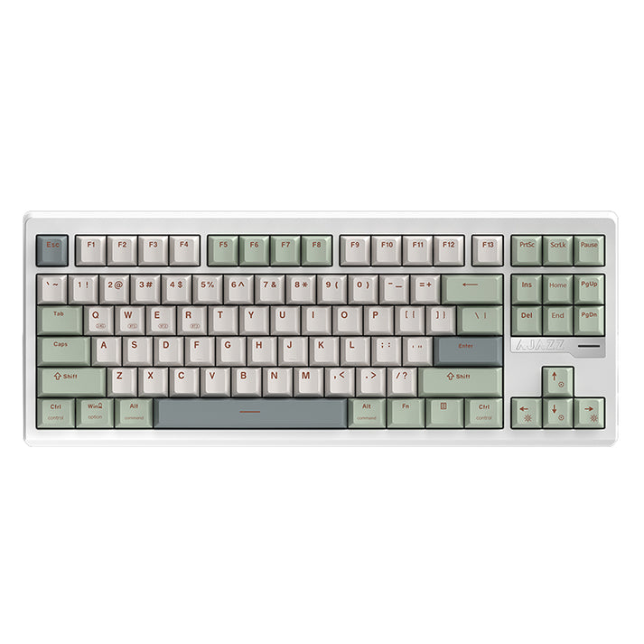 AJAZZ QS87 Mechanical CNC Aluminum Alloy Keyboard