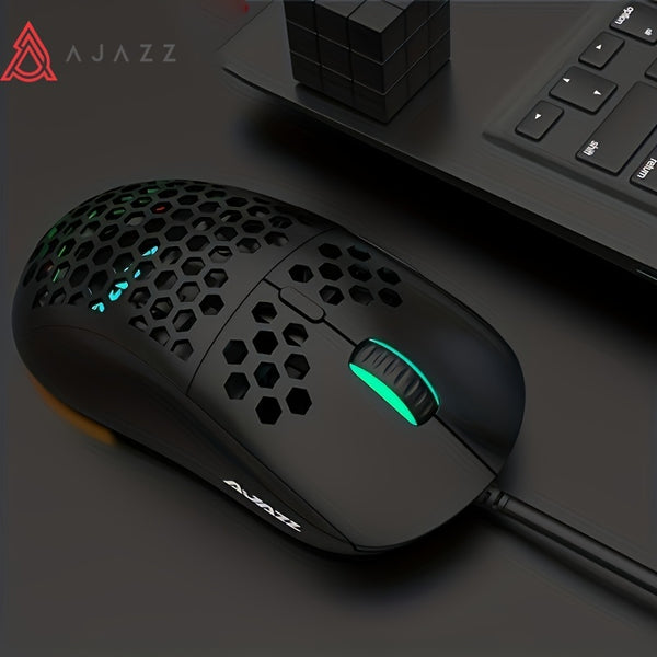 AJAZZ AJ380 Series Mouse Honeycomb Shell Design Uitra PMW3338 Optical ...