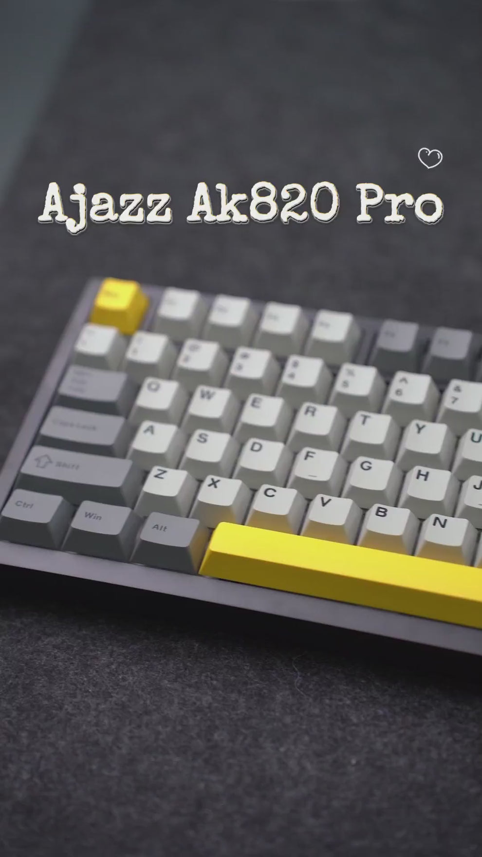AJAZZ AK820 Pro Keyboard, Flying Fish Switch, Tri-mode Connectivity,DI ...