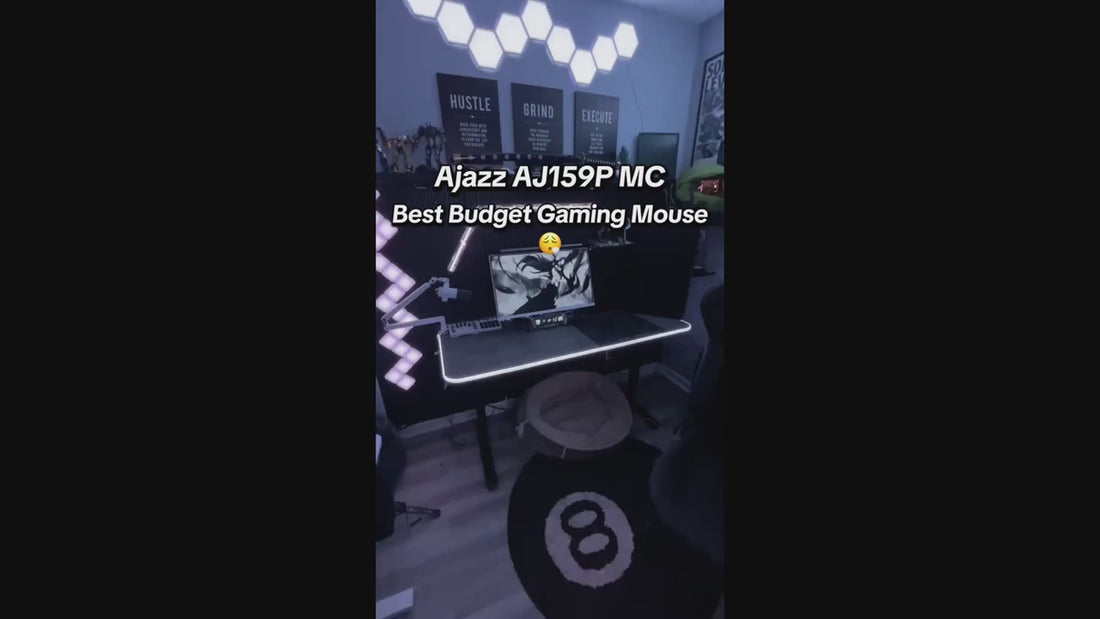 AJAZZ AJ159P MC Gaming Mouse with Magnetic Charging Dock (Bluetooth/2 ...